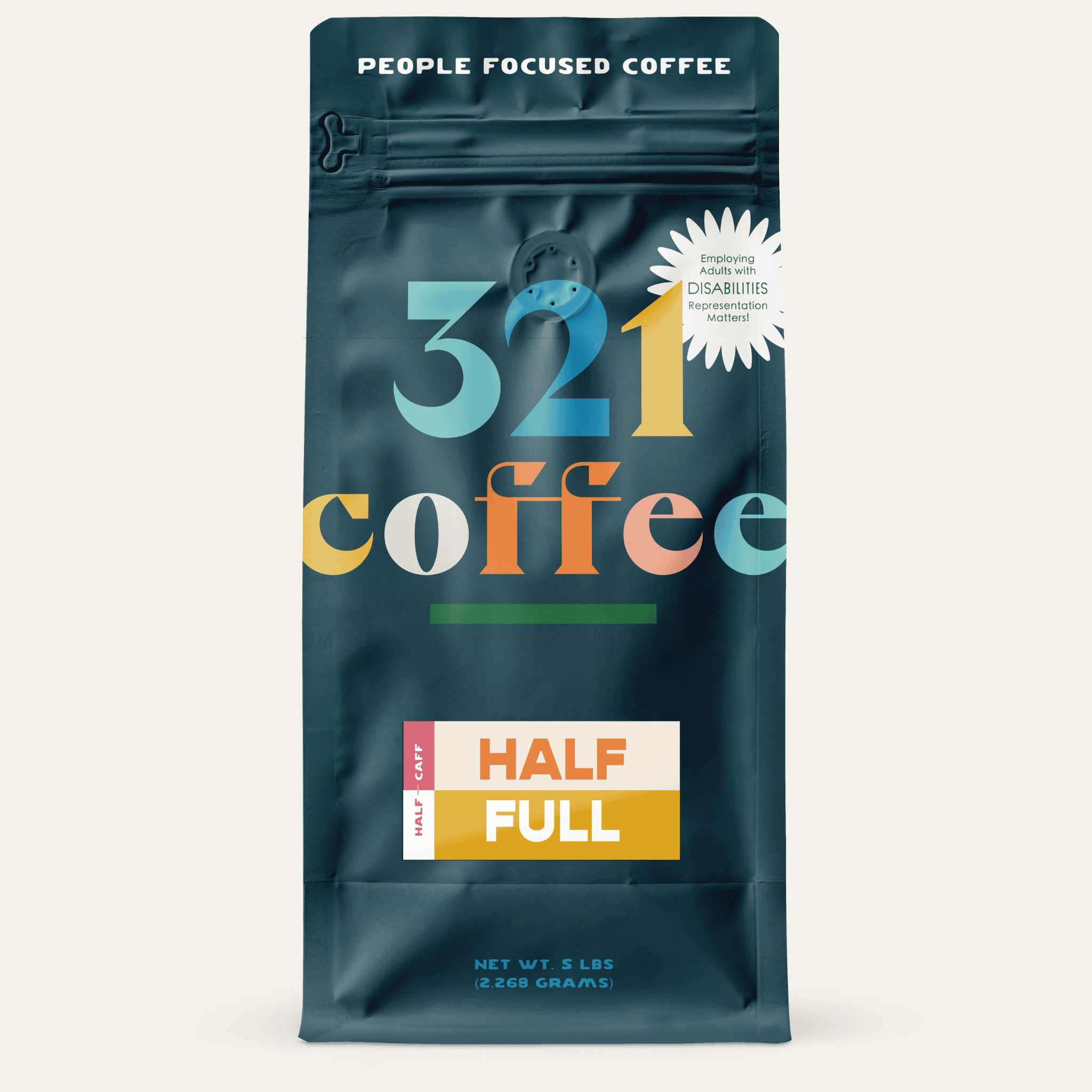 Half Full | Half Caffeine Coffee | 321 Coffee